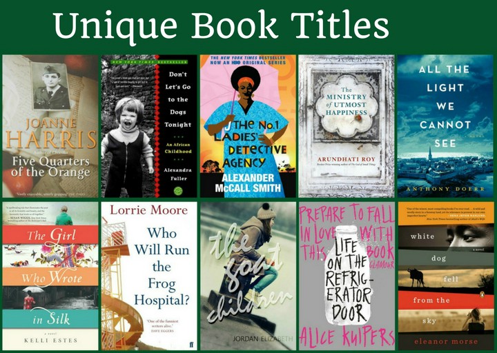 Crushingcinders — Unique Book Titles